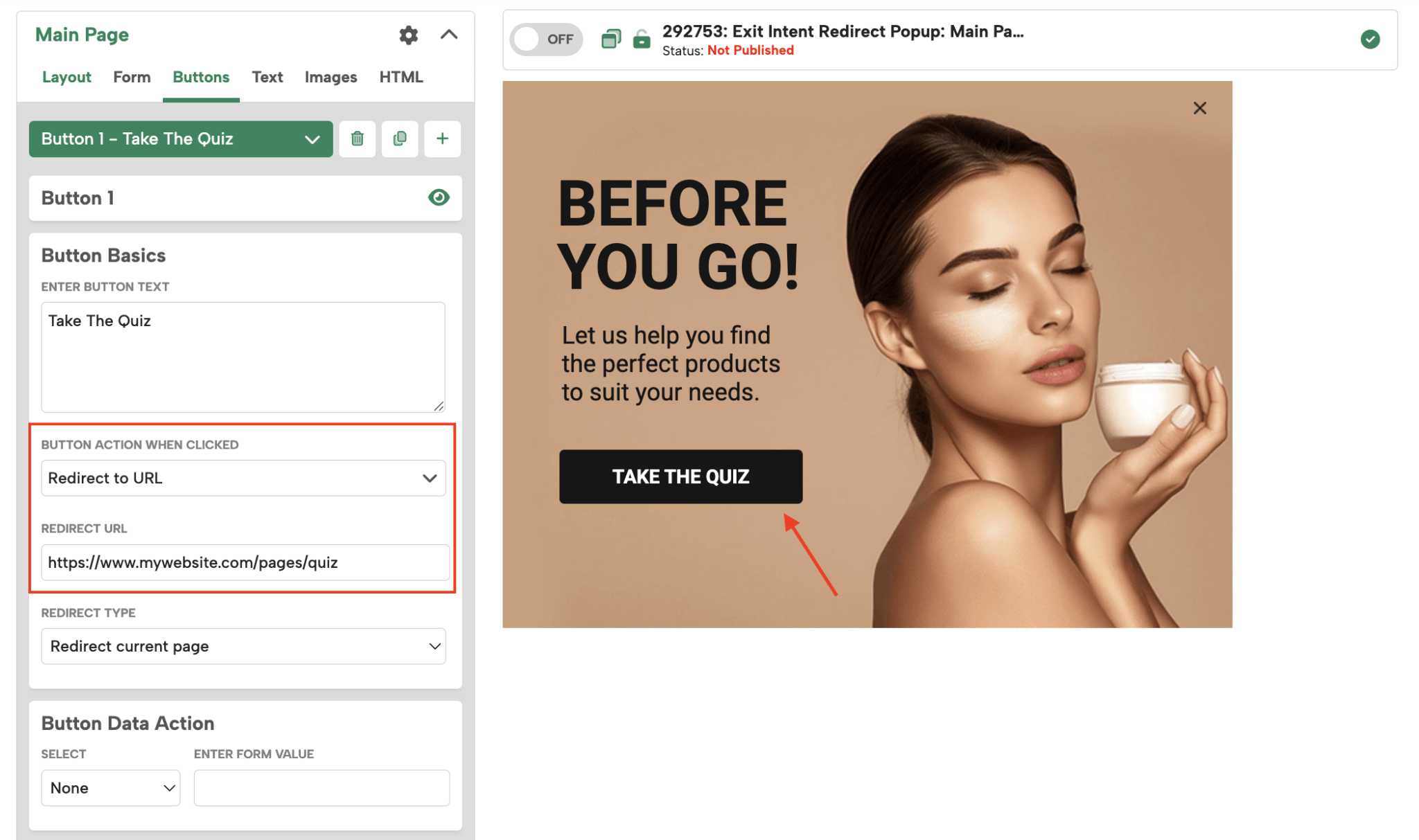 How To Build An Exit Intent Popup - Digioh Help Docs